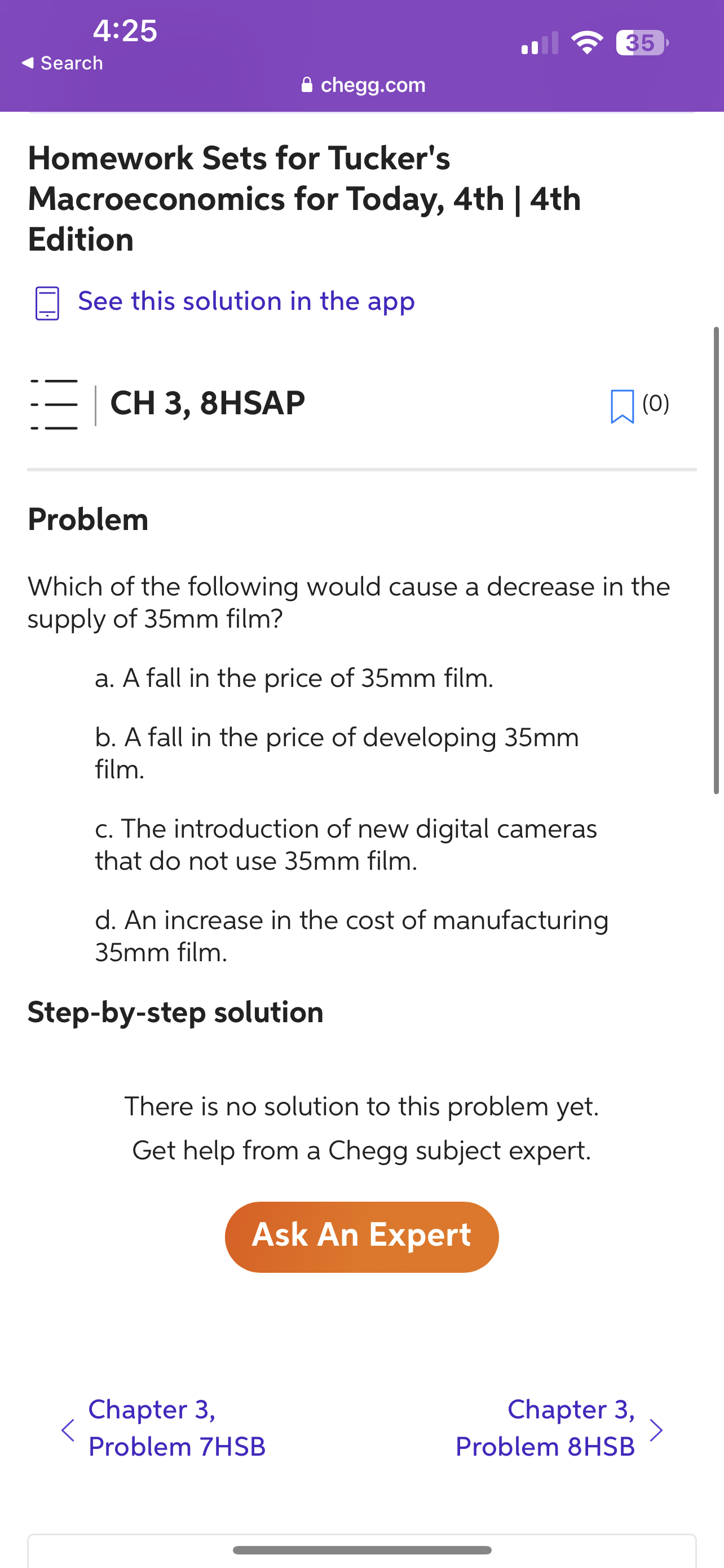 Solved Homework Sets for Tucker's Macroeconomics for Today, | Chegg.com