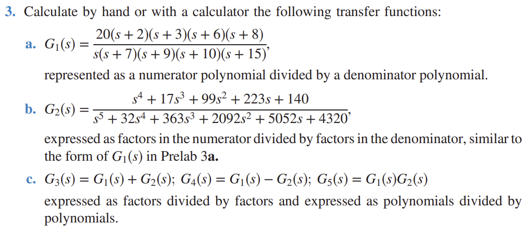 Solved Calculate by hand or with a calculator the following | Chegg.com