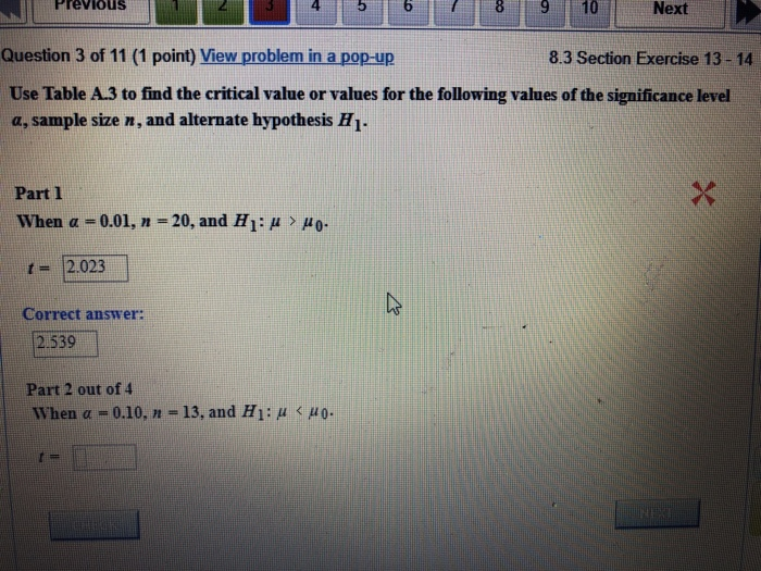 Solved Previous 2 4 15 6 89 10 Next Question 3 of 11 (1 | Chegg.com