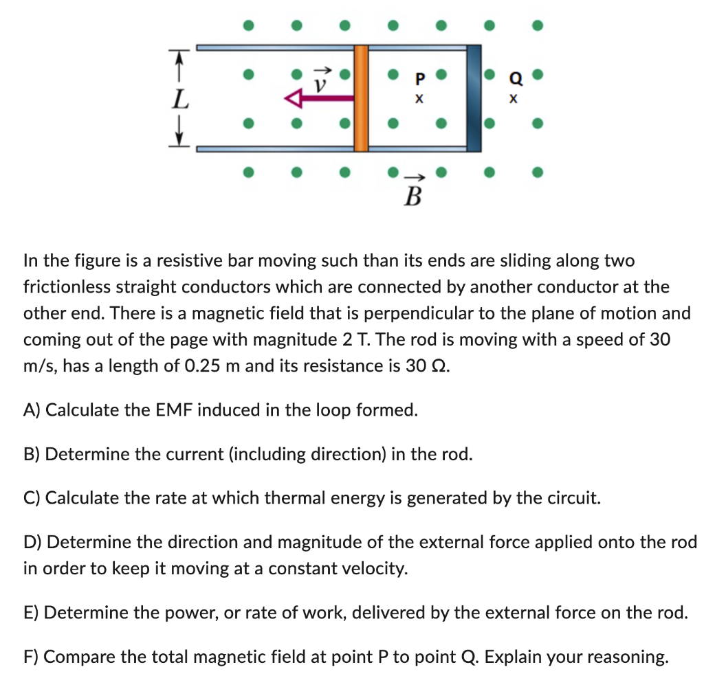 [solved] In The Figure Is A Resistive Bar Moving Such Tha