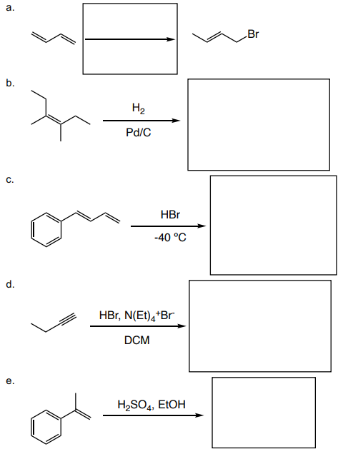 Solved Fill in the missing starting materials, reactant or | Chegg.com