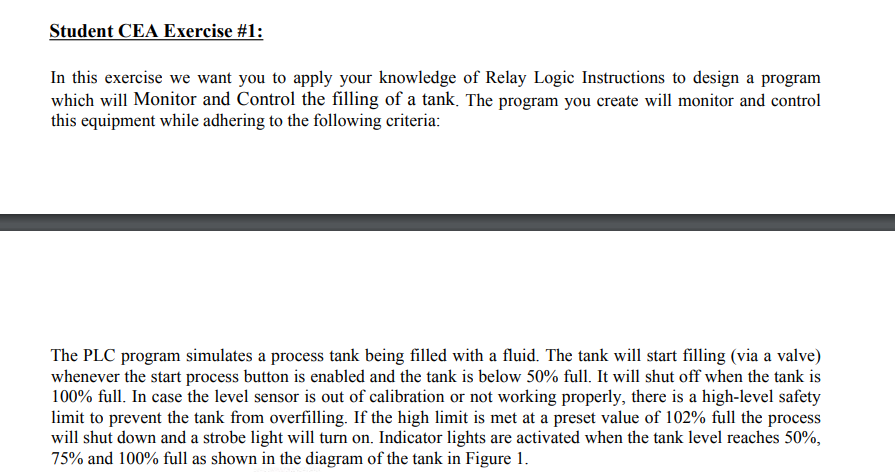 Solved Student CEA Exercise #1: In this exercise we want you | Chegg.com