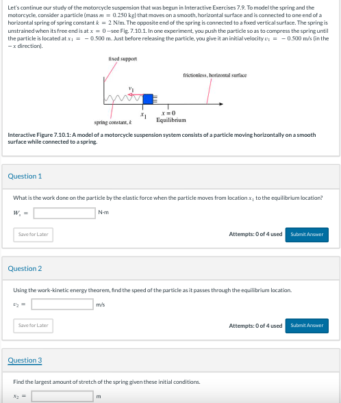 Solved Let's continue our study of the motorcycle suspension | Chegg.com