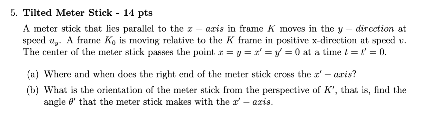 Solved Tilted Meter Stick - 14 pts A meter stick that lies | Chegg.com