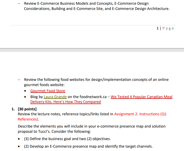 Solved Assignment Due: November 16, 2022 Your e-commerce | Chegg.com