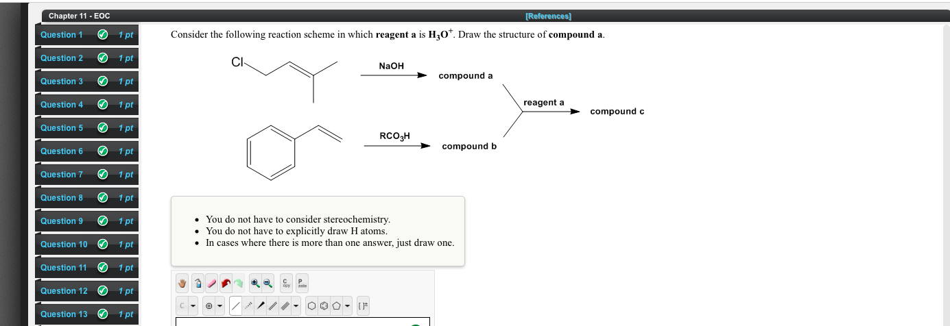 Solved Consider the following reaction scheme in which | Chegg.com