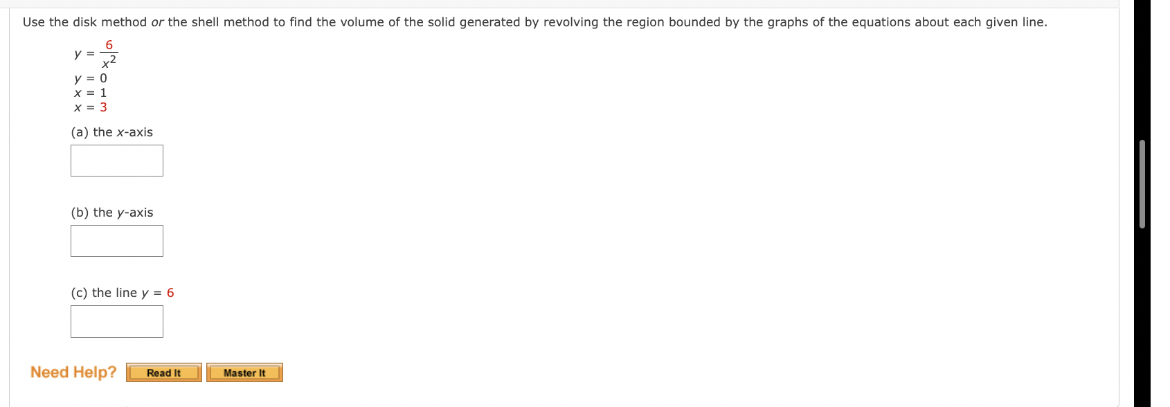 Solved Use the disk method or the shell method to find the | Chegg.com Solved Use the disk method or the shell method to find the | Chegg.com