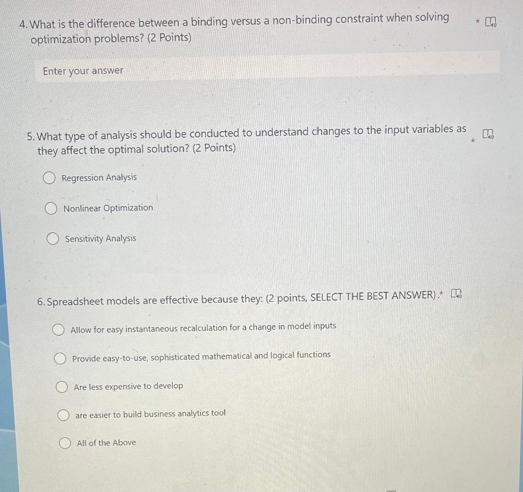 Solved 4 What Is The Difference Between A Binding Versus A 