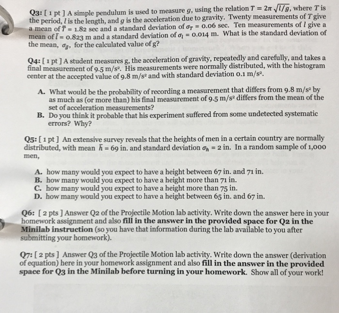 Solved Answer the following questions on a separate sheet of | Chegg.com