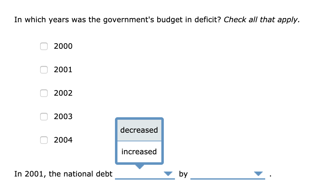 Solved 3 Budget Balances And The National Debt The Chegg
