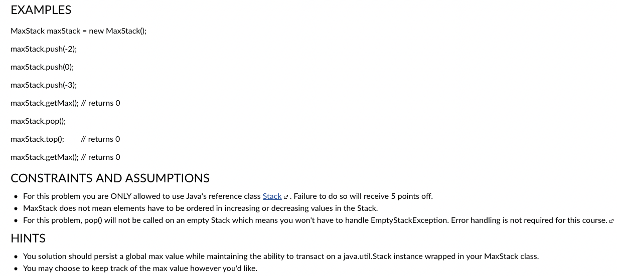 Solved Problem 1 Use Java Util Stack 10 Points Design A