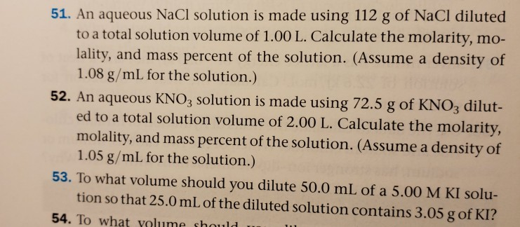 Solved Figure 13.11.) 43. A KNO3 solution containing 45 g of | Chegg.com