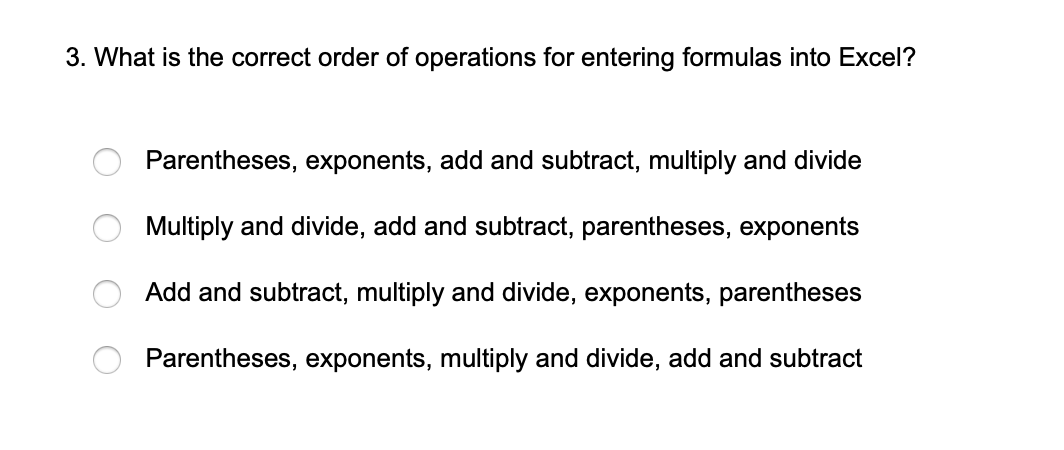Solved 3 What Is The Correct Order Of Operations For Chegg solved-3-what-is-the-correct-order-of-operations-for-chegg