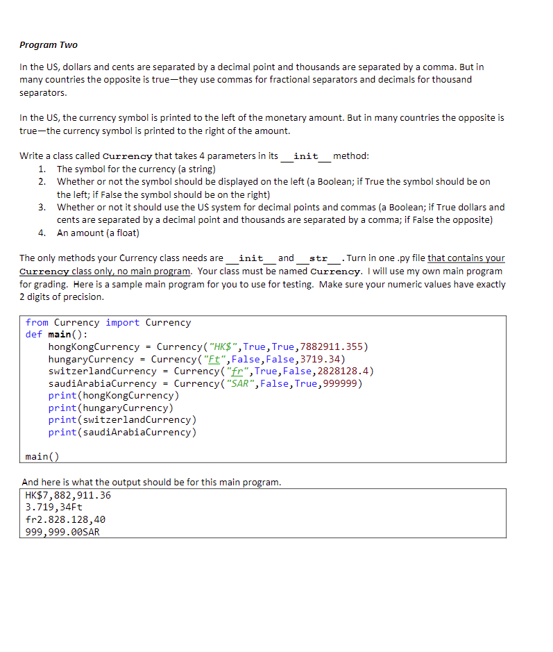 Solved Week Four Homework (CPSC2100 Summer 2022) Program One | Chegg.com