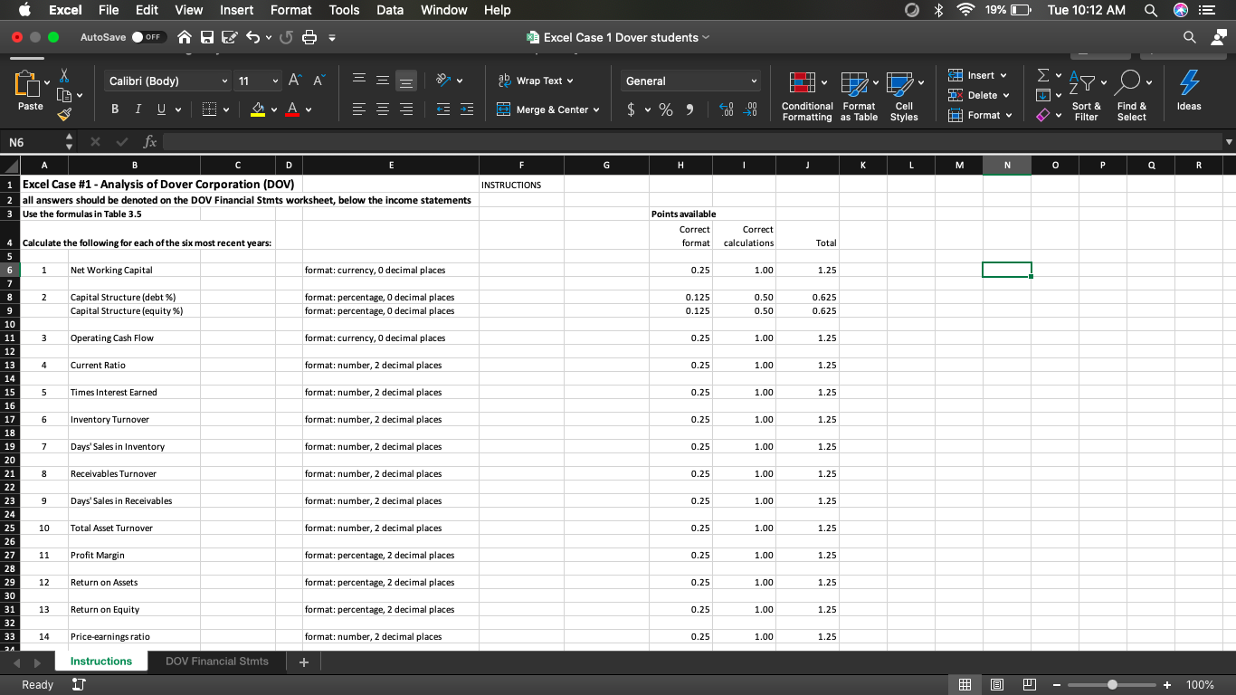 The instructions for the case (20 points) are on the | Chegg.com