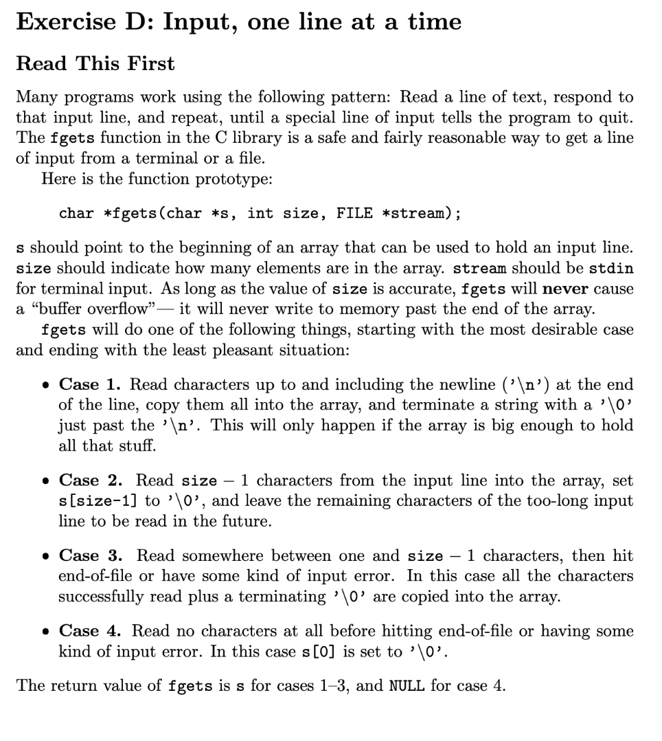 Solved Code for Files fgets and linegetter are given at the | Chegg.com