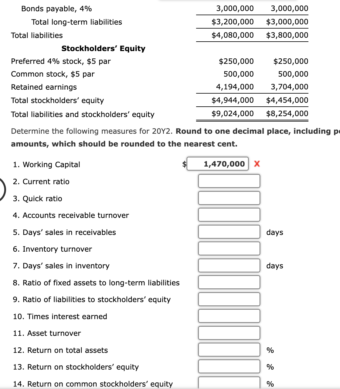 Solved Measures of liquidity, solvency, and profitability | Chegg.com