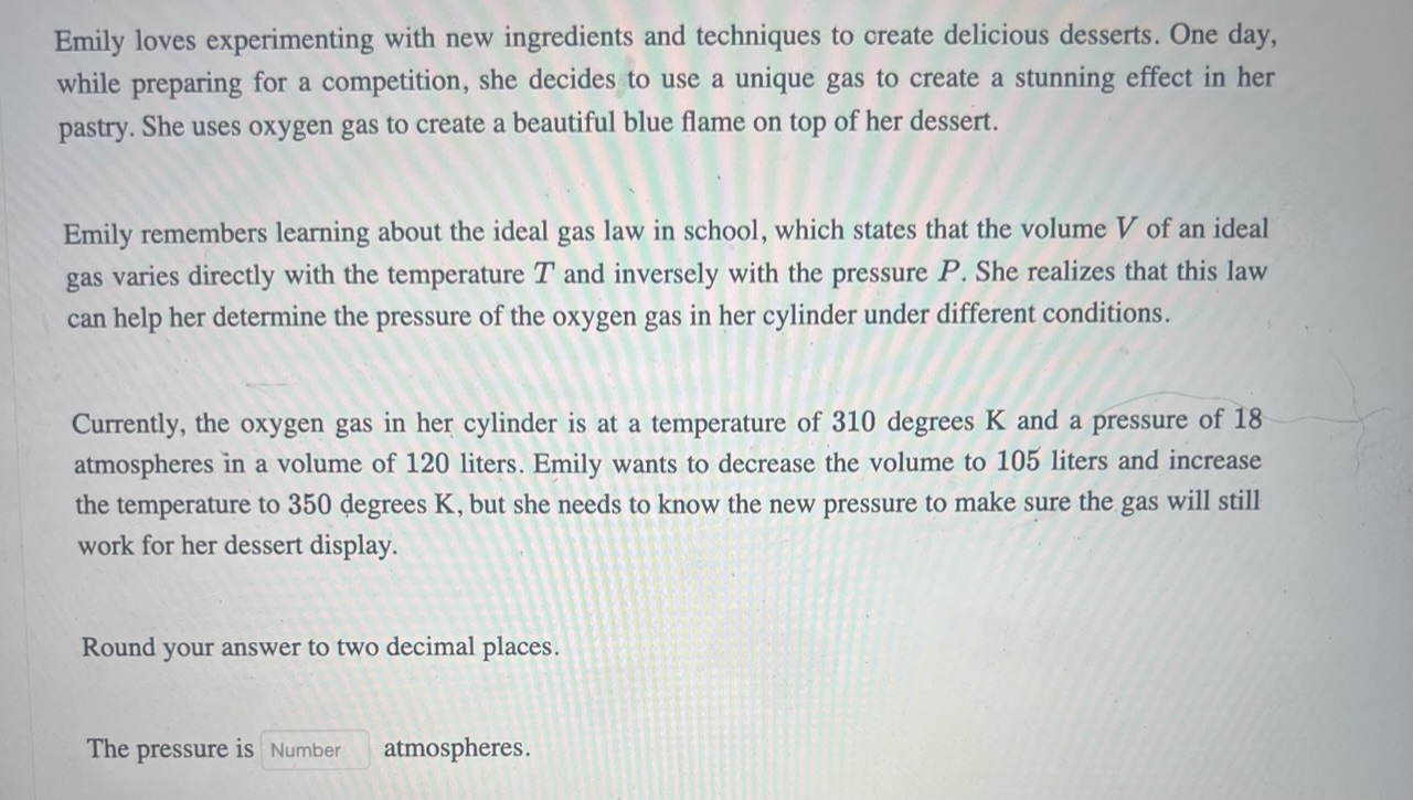 Solved Emily loves experimenting with new ingredients and | Chegg.com