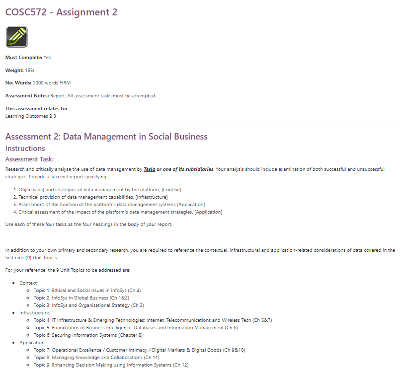 Solved COSC572 - Assignment 2 Must Complete: Yes Weight: 15% | Chegg.com