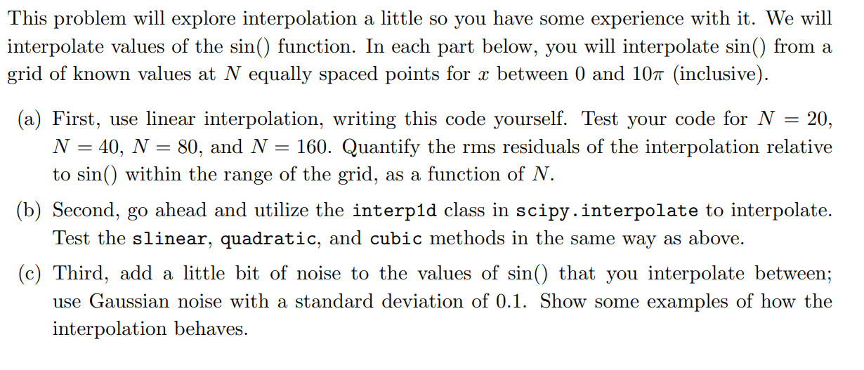 How To Write A Linear Interpolation Code Without 