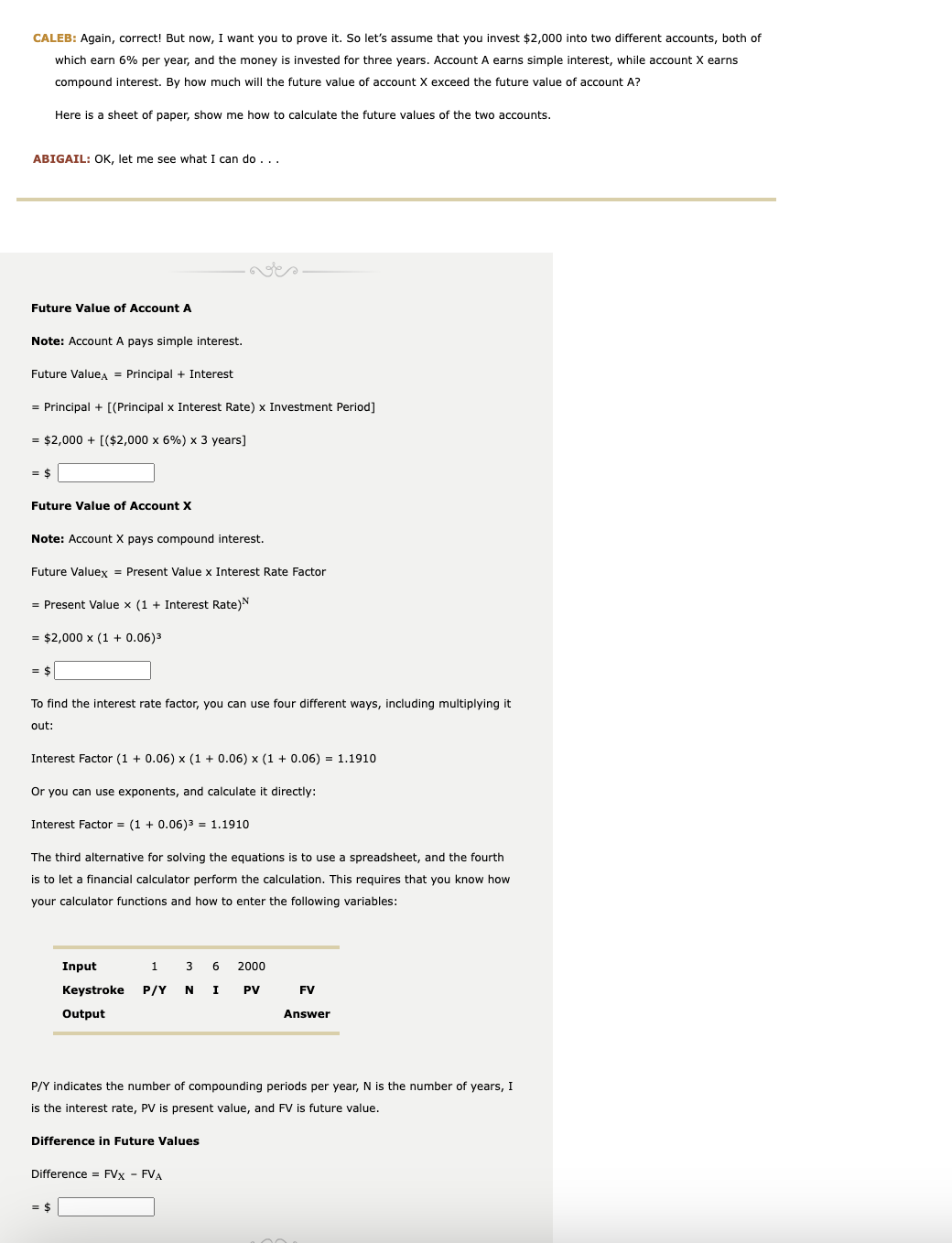 Solved 1. Introduction to the future value of money Under | Chegg.com