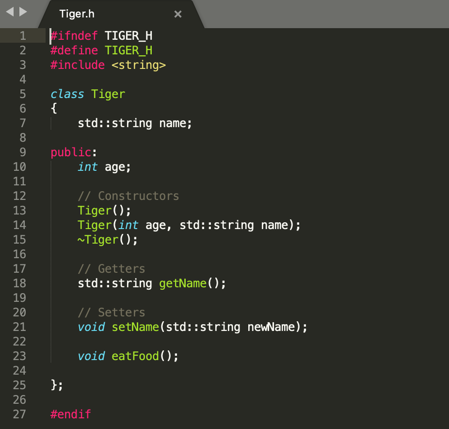 Solved Modify this CPP code by adding setting age to a | Chegg.com