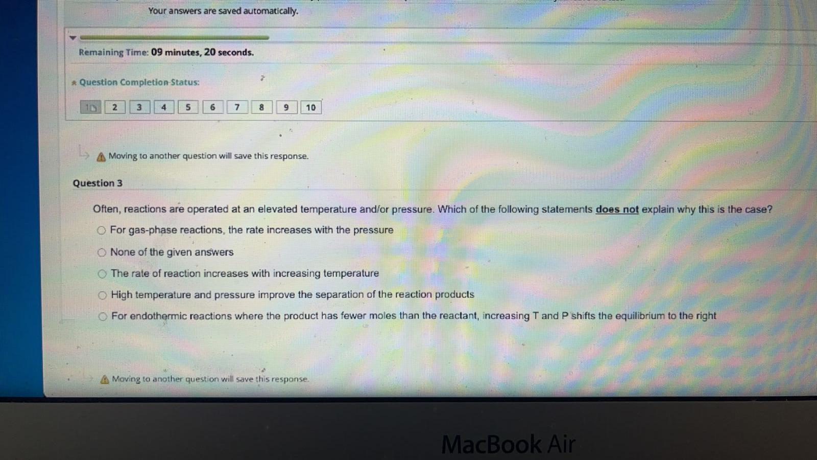 Solved Your answers are saved automatically. Remaining Time: | Chegg.com