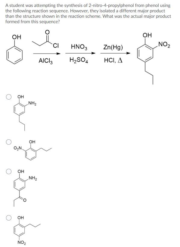 Solved The following trisubstituted benzene ring was | Chegg.com