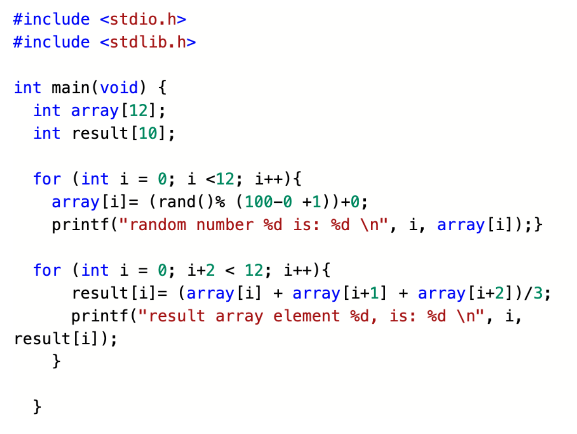 Converting the C program to RISC-V assembly and | Chegg.com