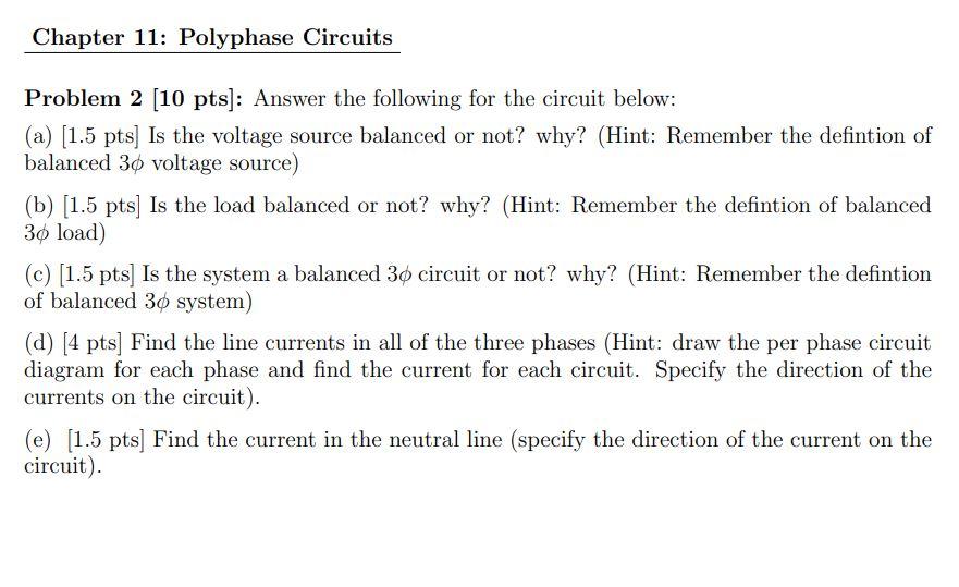 Solved 2 Ω 440/0° V 1 + 25 -j10 Ω 2 Ω 440/-120° V 20 Ω 10 + | Chegg.com