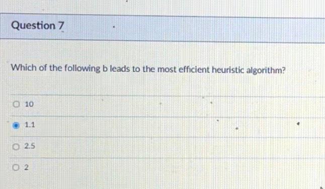 Solved Question 7 Which of the following b leads to the most | Chegg.com
