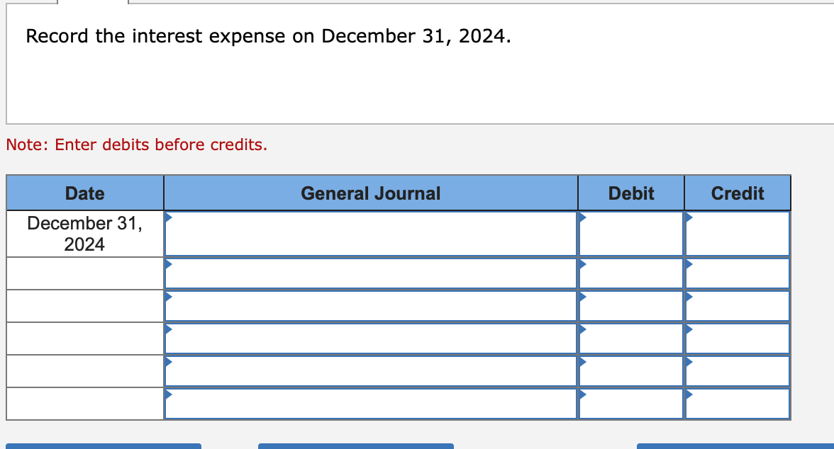 Solved Record the interest expense on June 30, 2021. Note: | Chegg.com