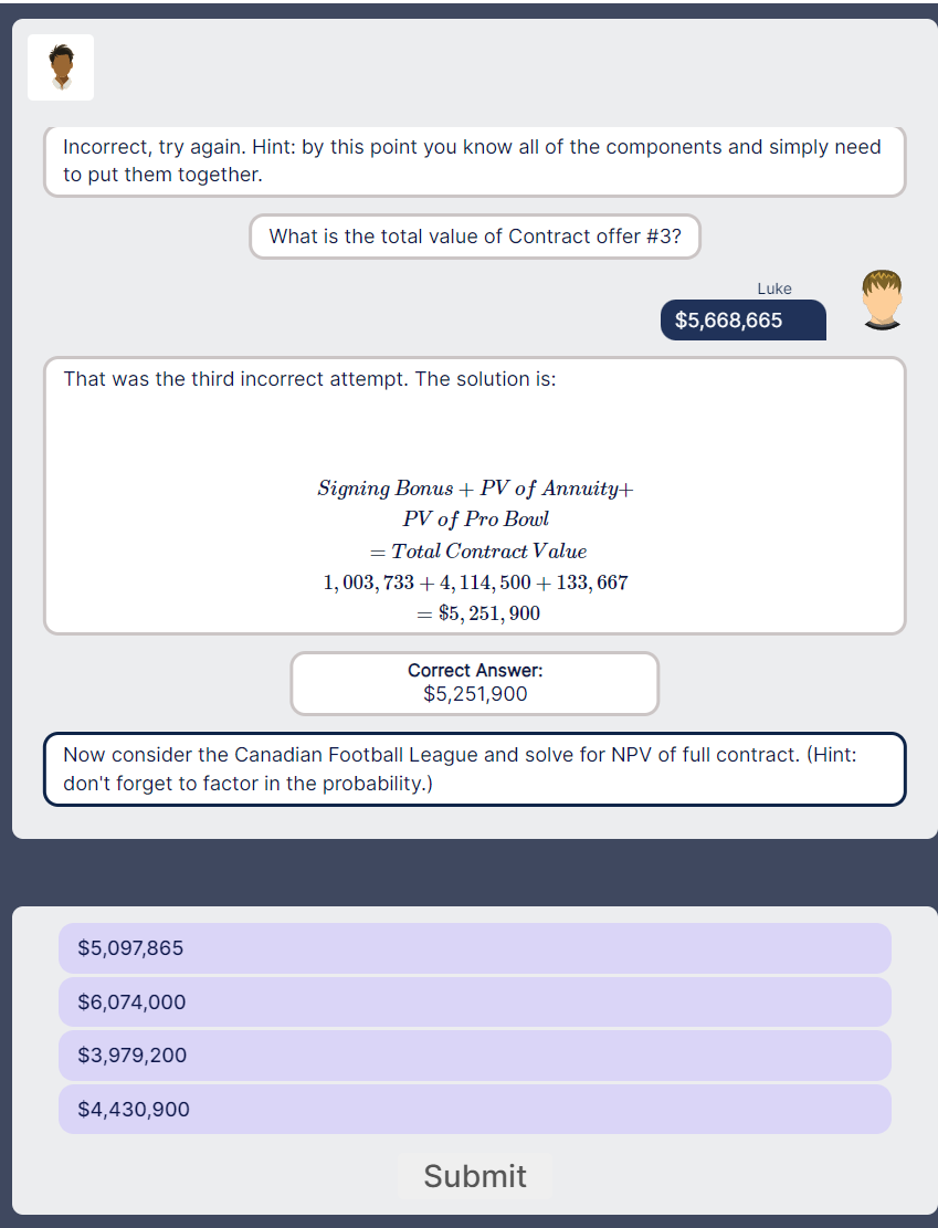 Solved Incorrect, try again. Hint: by this point you know | Chegg.com