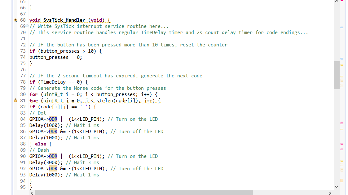 Solved There are still errors in my code, please correct the | Chegg.com