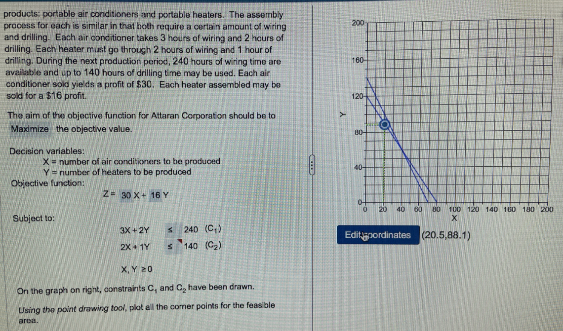 Solved products: portable air conditioners and portable | Chegg.com