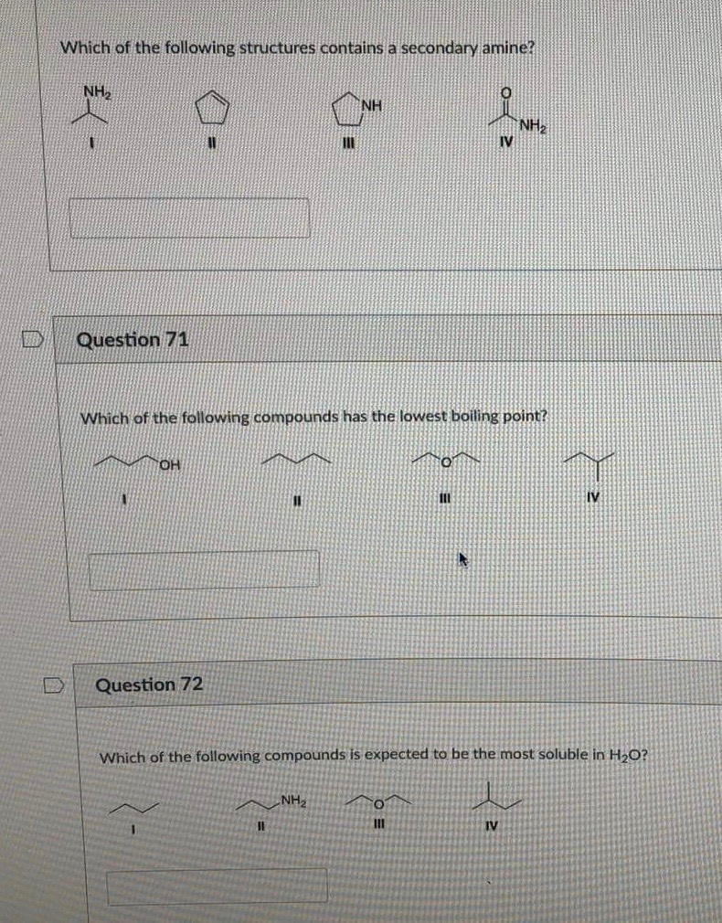 Solved Which of the following structures contains a | Chegg.com