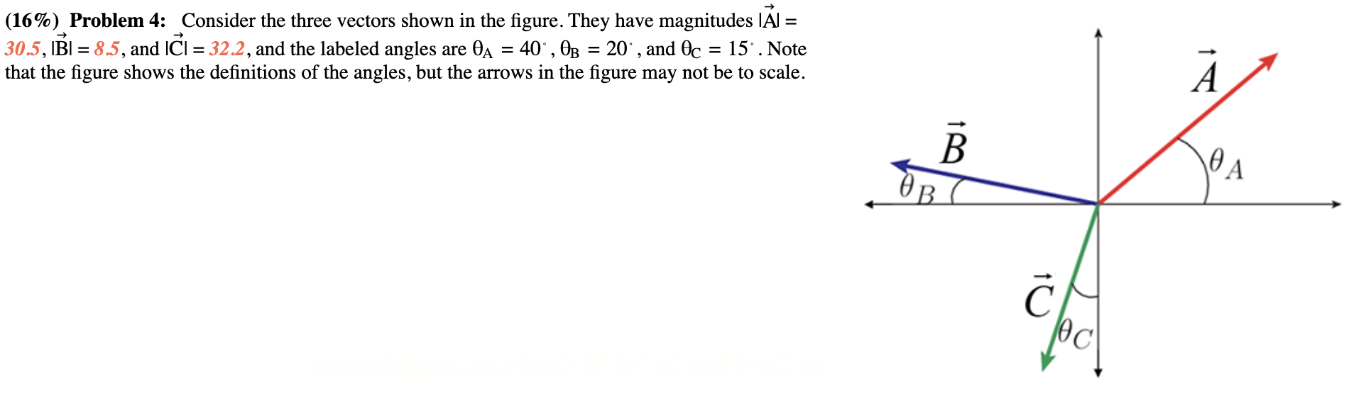 Solved 1) ﻿What is the magnitude of the vector | Chegg.com