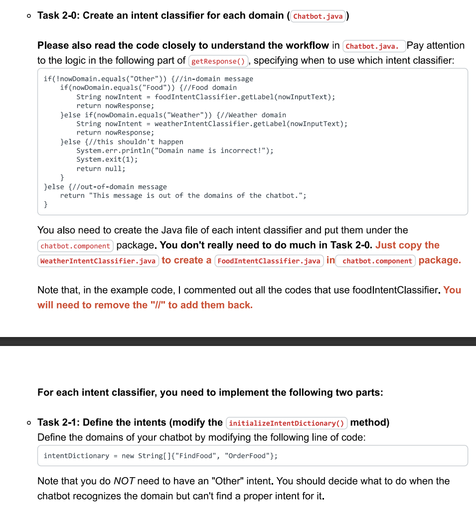 In this assignment, you will build the domain | Chegg.com