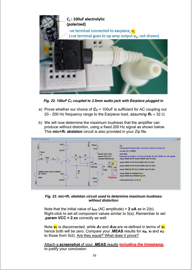 Solved (8) Determine the maximum undistorted input with the | Chegg.com
