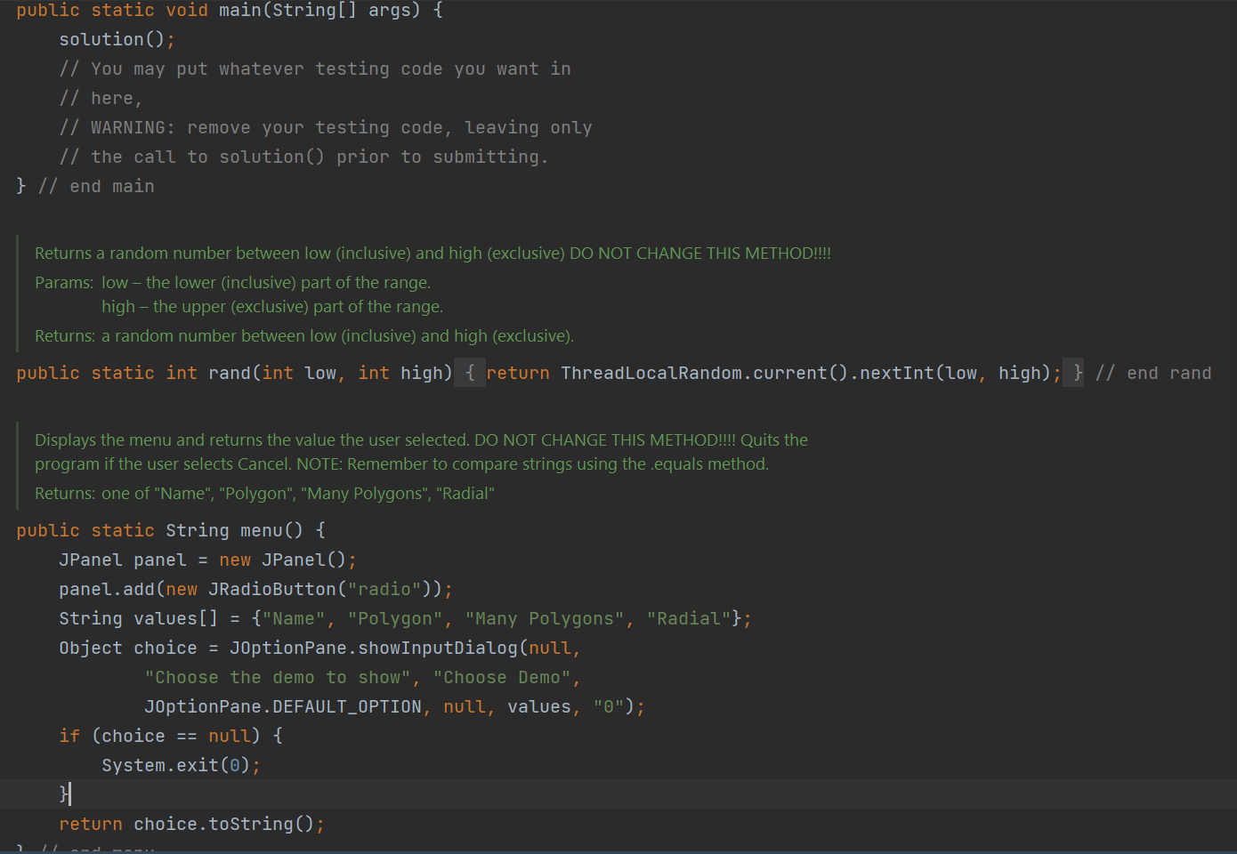 Part III: Drawing Your Name In the drawName() method, | Chegg.com