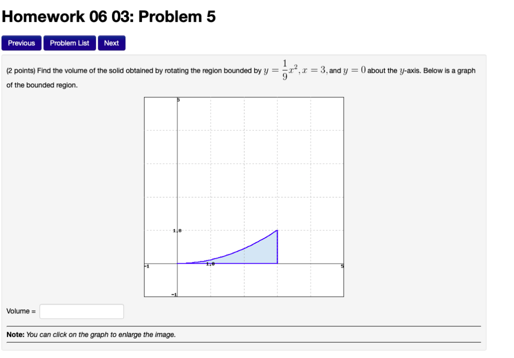 Solved Homework 06 03: Problem 5 PreviousS Problem List Next | Chegg.com