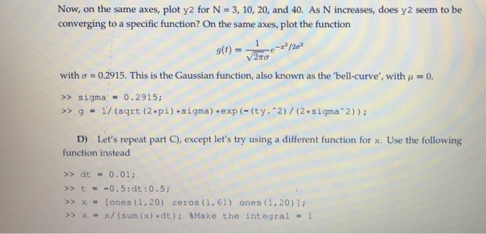 Solved Task 2 Now that you have the function nconv (0, let's | Chegg.com