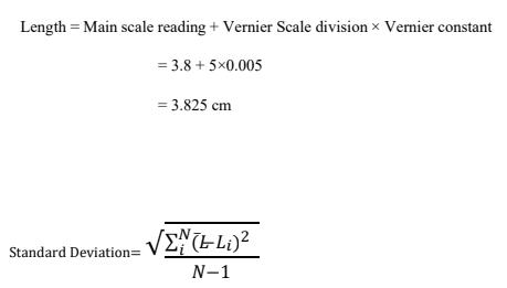 Solved Table 1: Ruler Measurements Data No. Length, L (cm) | Chegg.com