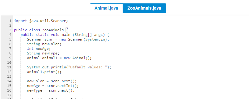 Solved Please help in JAVA. I will also include snippet for | Chegg.com