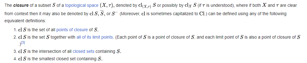 Solved Prove that definition 3 and 4 of the closure of a set | Chegg.com