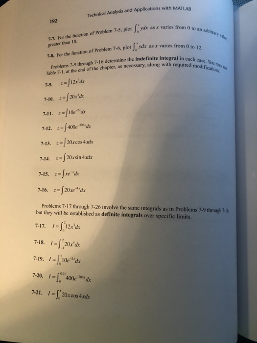 Solved Technical Analysis and Applications with MATLAB 192 | Chegg.com
