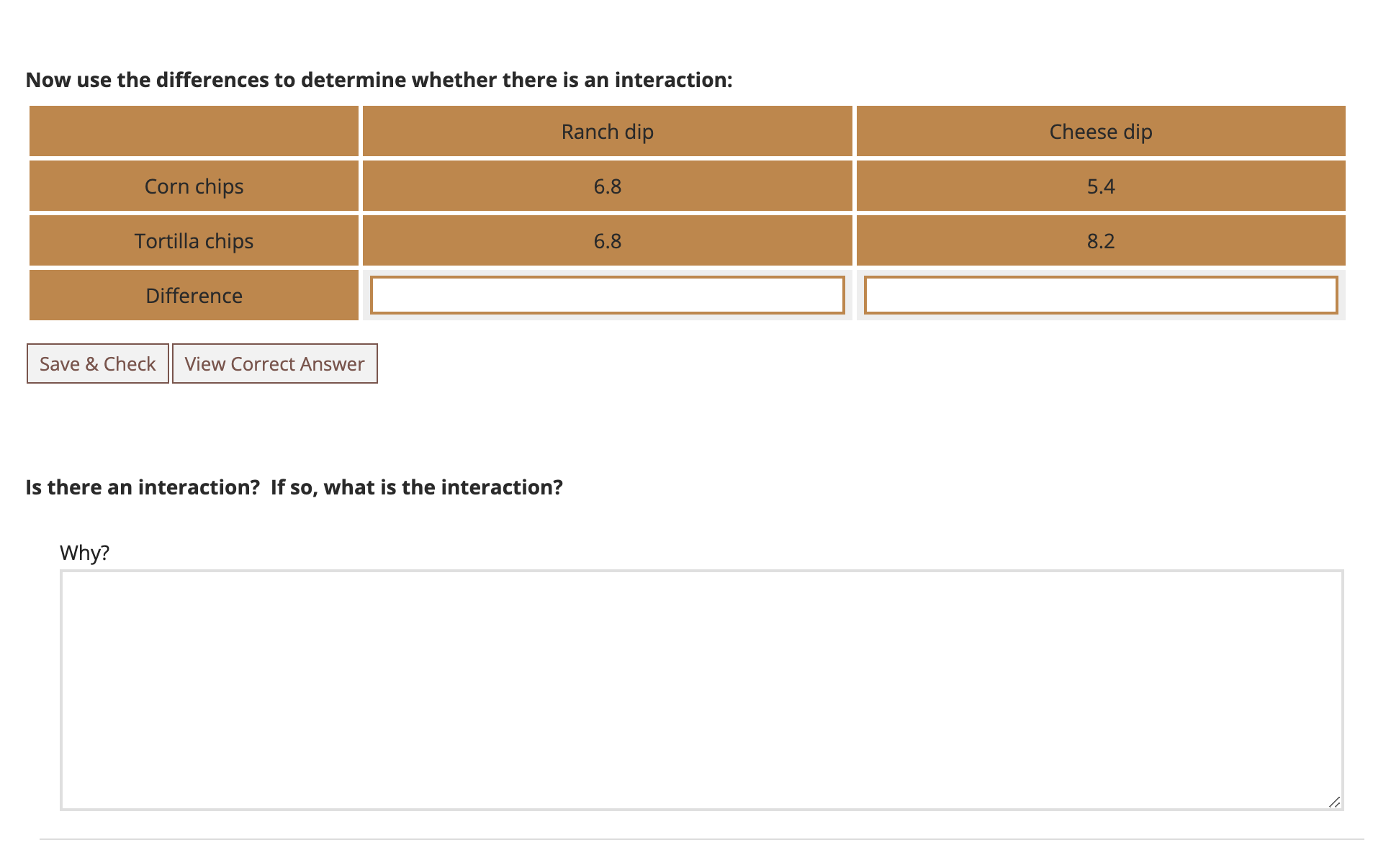Solved Now use the differences to determine whether there is | Chegg.com