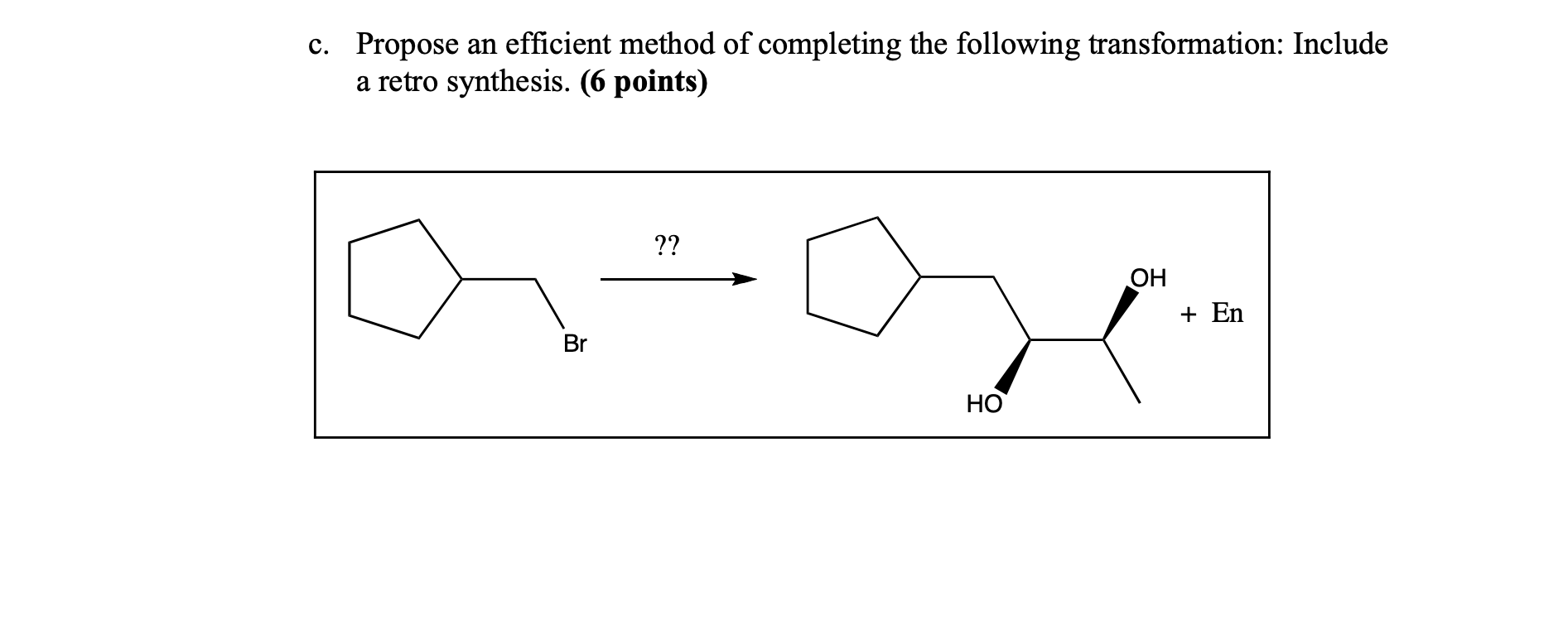 Solved c. Propose an efficient method of completing the | Chegg.com