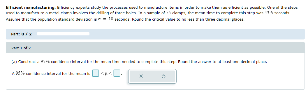 Solved Efficient manufacturing: Efficiency experts study the | Chegg.com