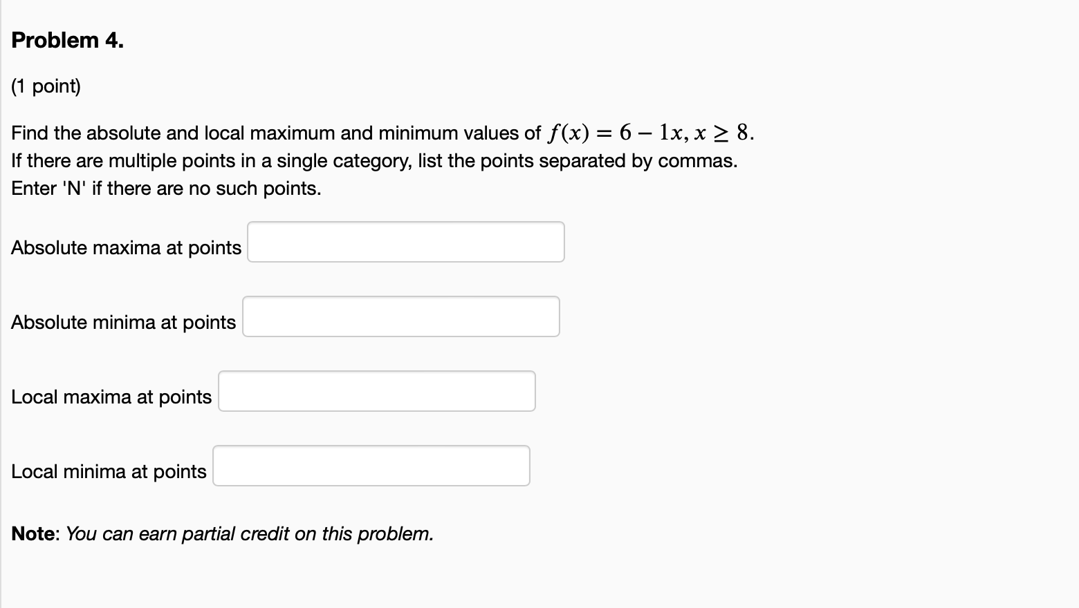 Find the absolute and local maximum and minimum | Chegg.com